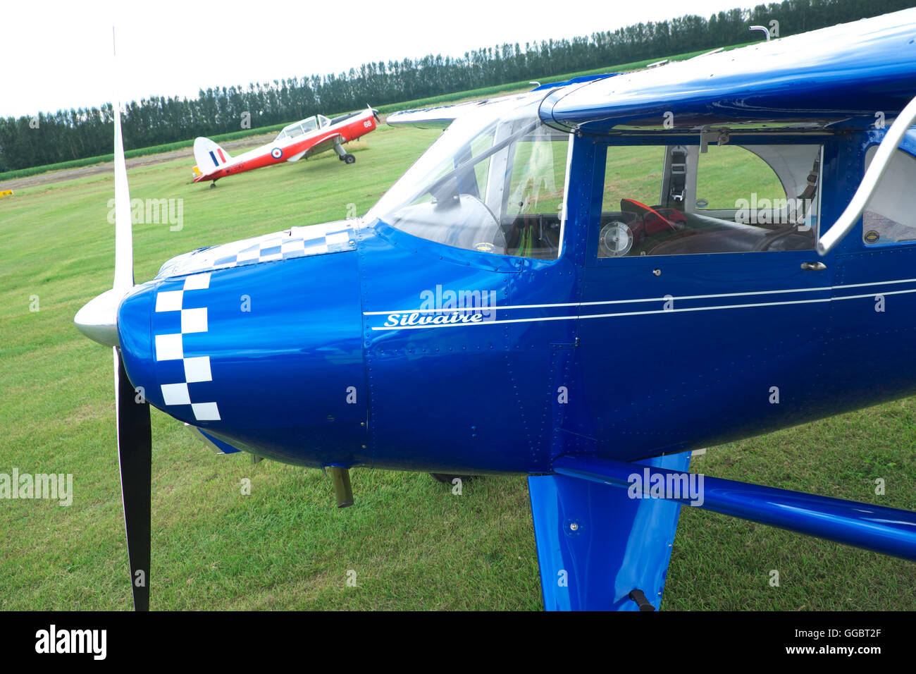 Luscombe 8E Silvaire Deluxe light aircraft built in 1946 with a DHC 1 ...