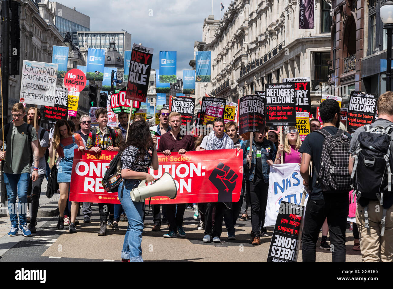 One Solution: Revolution, No More Austerity - No To Racism - Tories ...