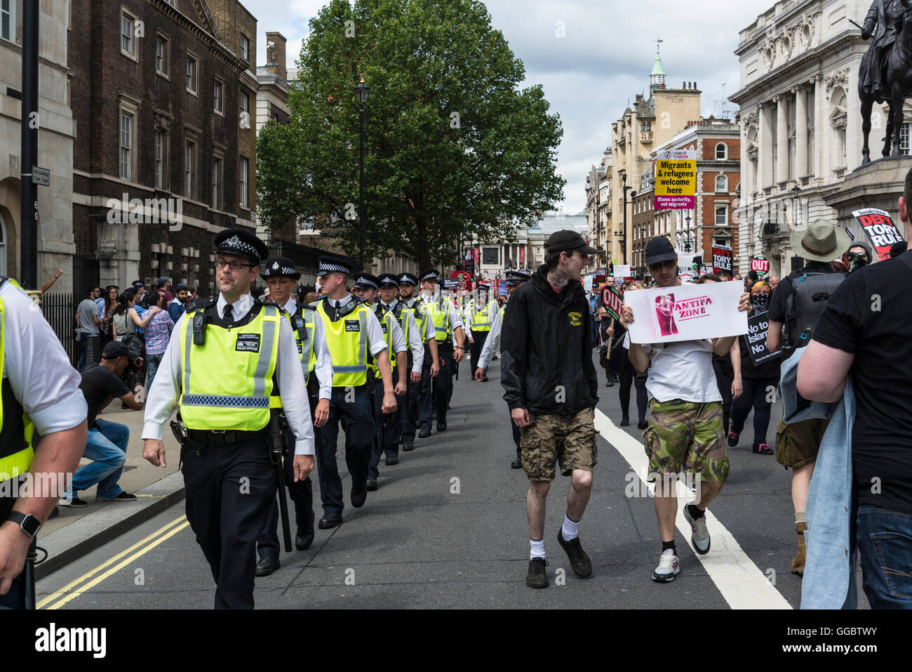 Anarchists protest hi-res stock photography and images - Alamy