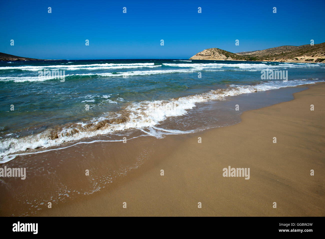 Beautiful Prasonissi landscape, taken in Rhodes island, Greece Stock ...