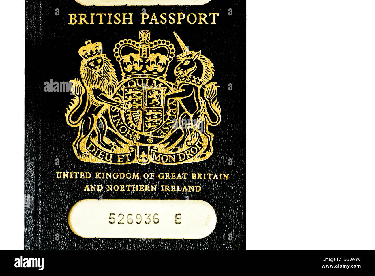 Old uk passport hi-res stock photography and images - Alamy