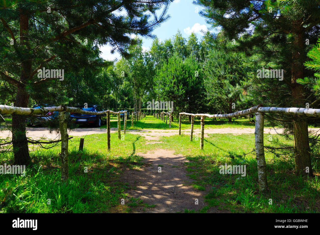 Roped border hi-res stock photography and images - Alamy