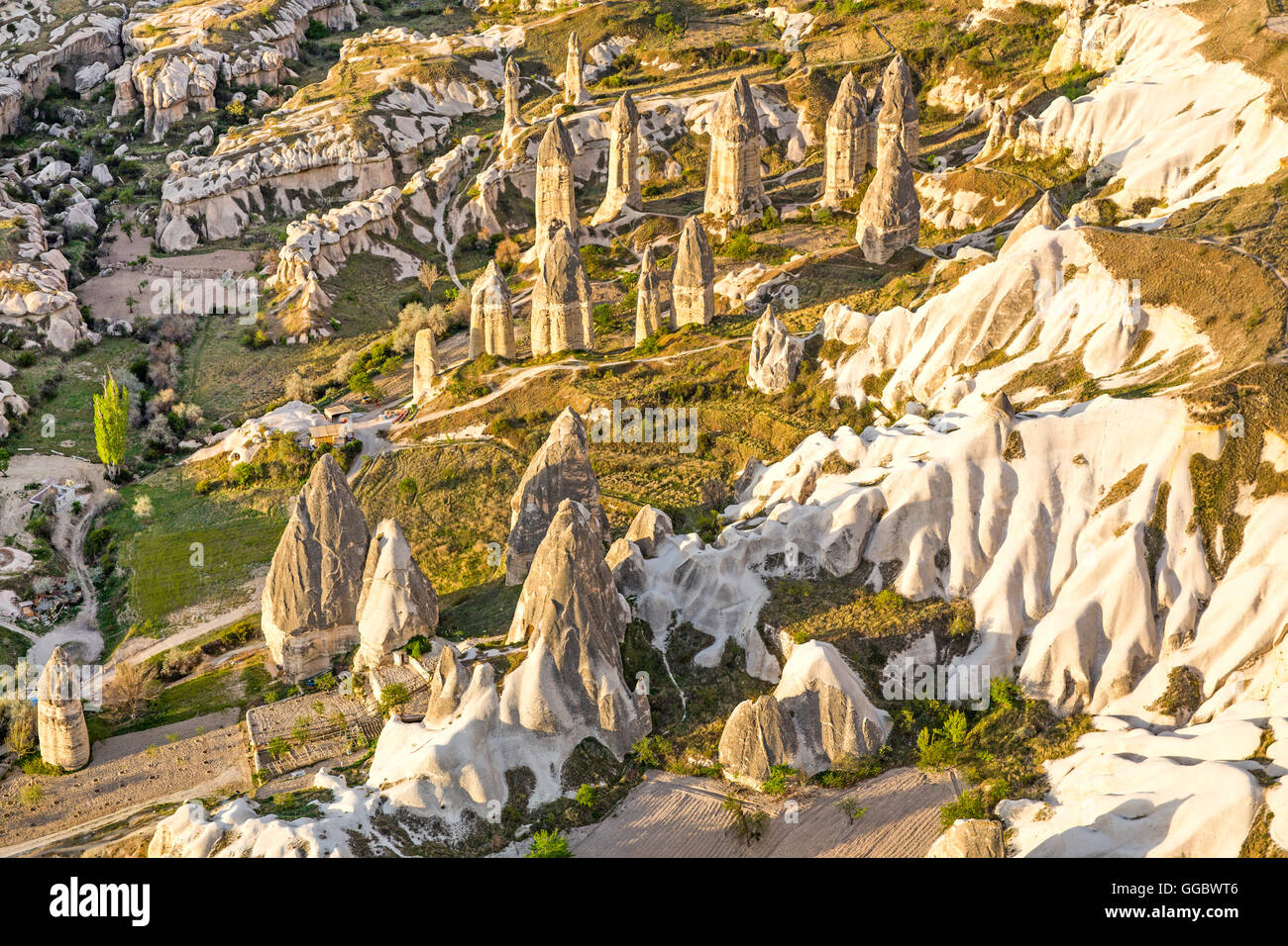 geography / travel, Turkey, Middle East, Cappadocia, tuff rock ...