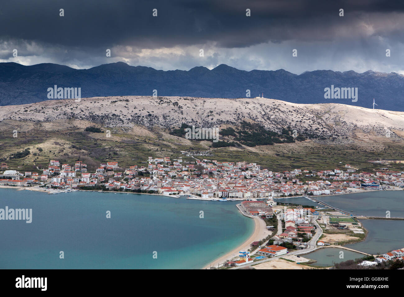 geography / travel, Croatia, Dalmatia, Pag island, Pag town, Additional ...