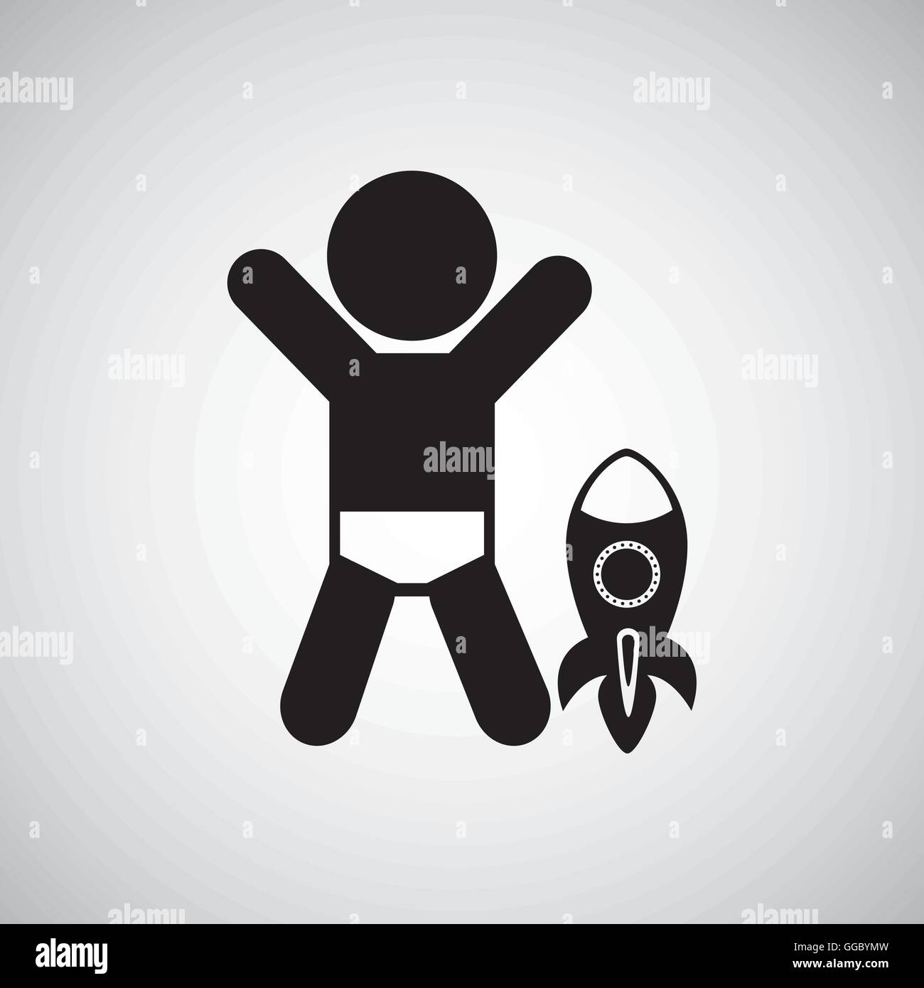 kid playing icon Stock Vector Image & Art - Alamy