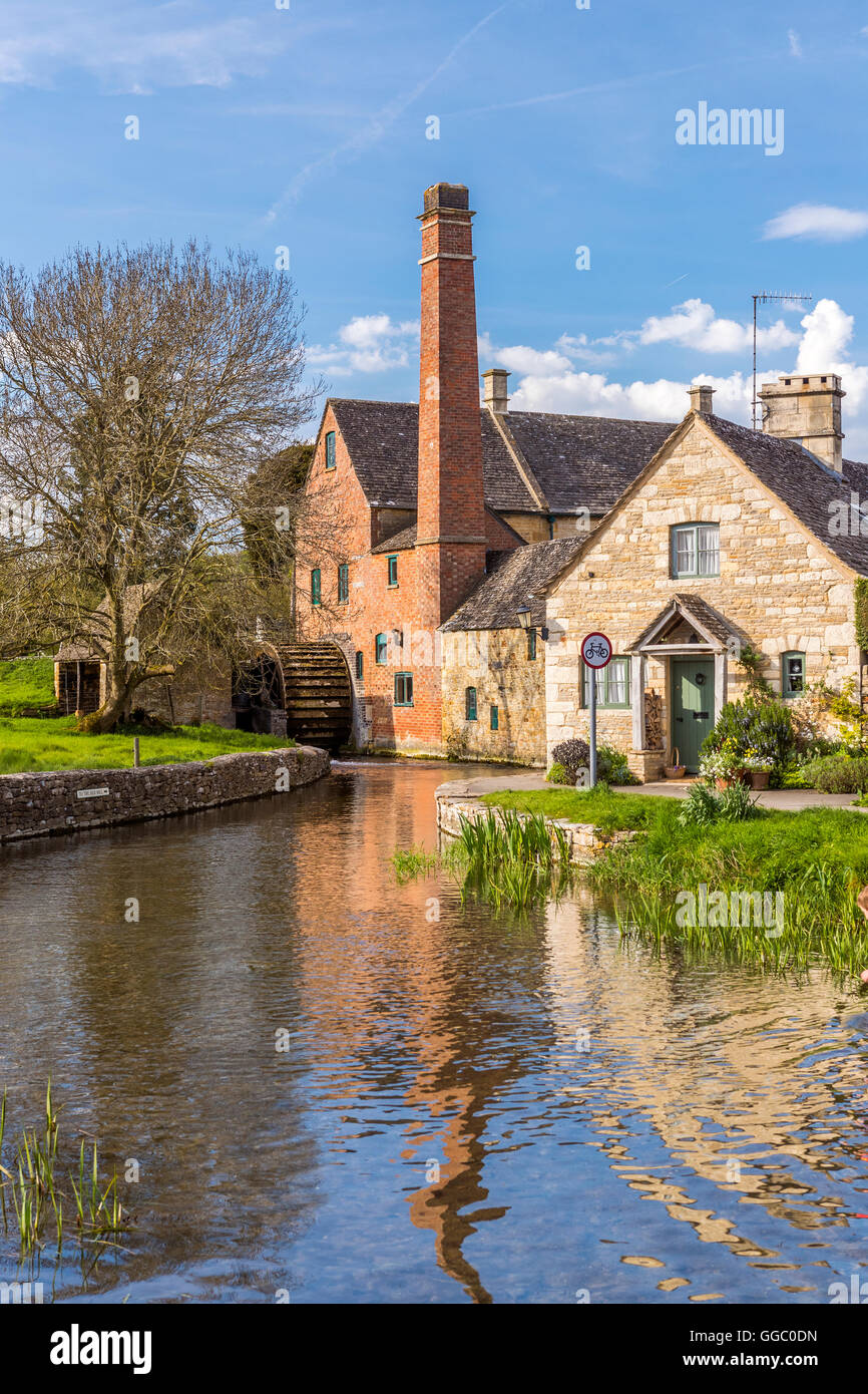 The Old Mill at Lower Slaughter, Gloucestershire, England, United ...