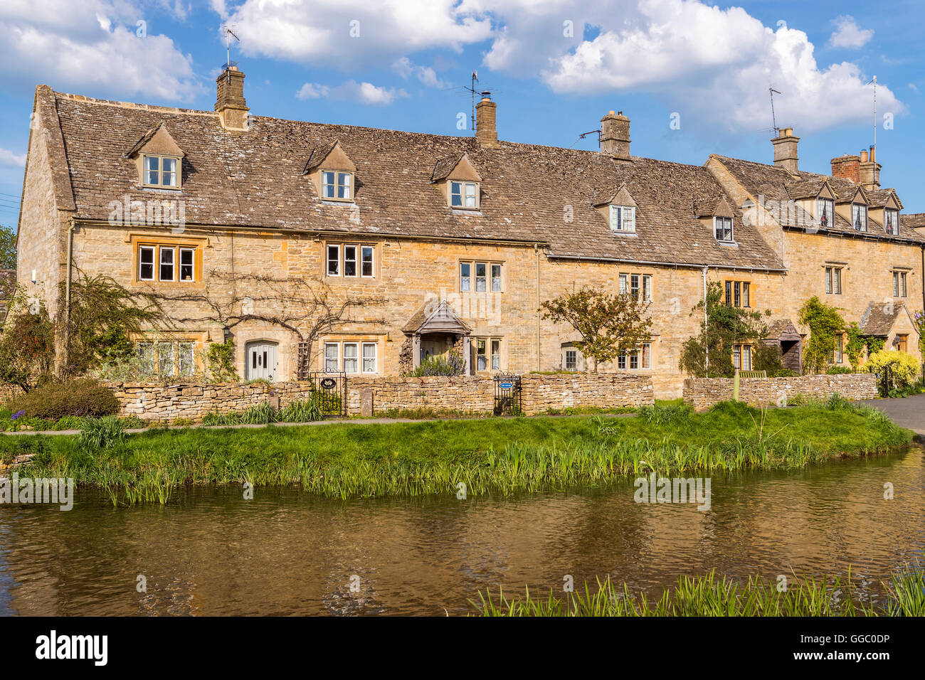 Cotswolds village of Lower Slaughter, Gloucestershire, England, United ...