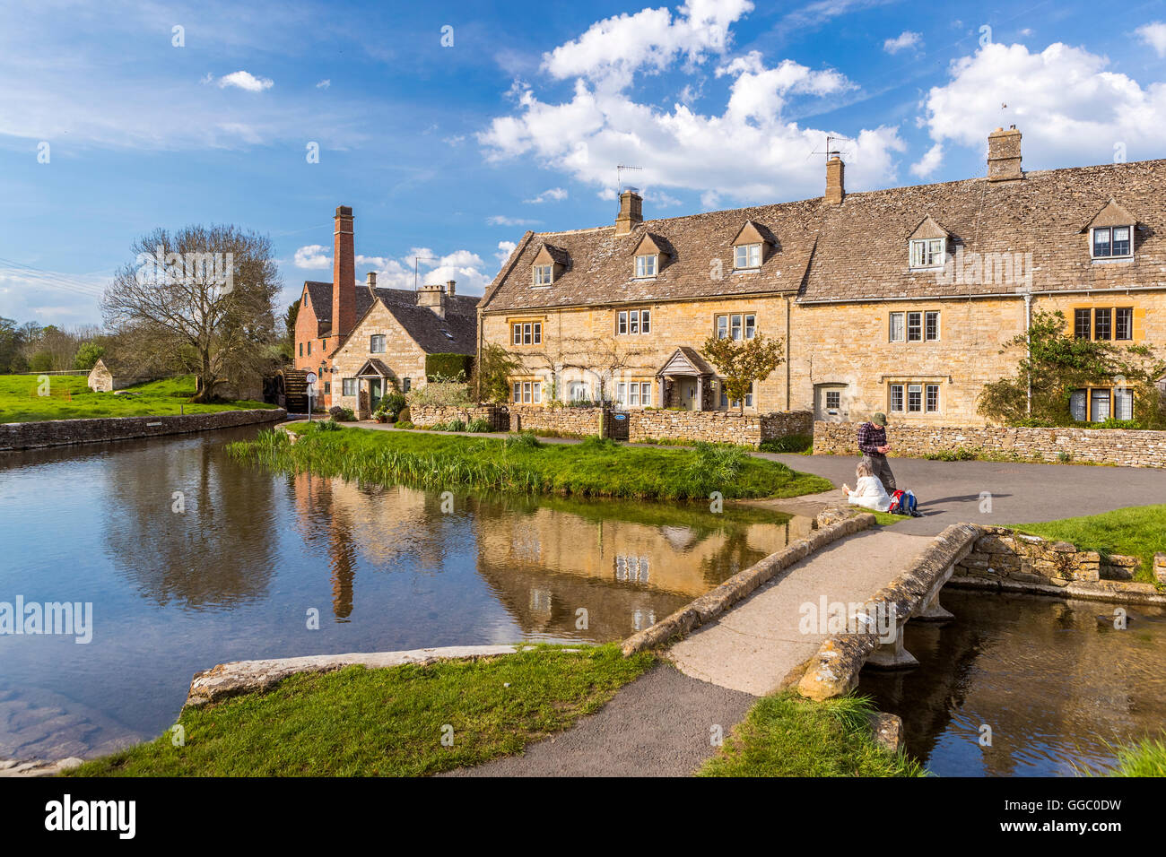 The Old Mill at Lower Slaughter, Gloucestershire, England, United ...