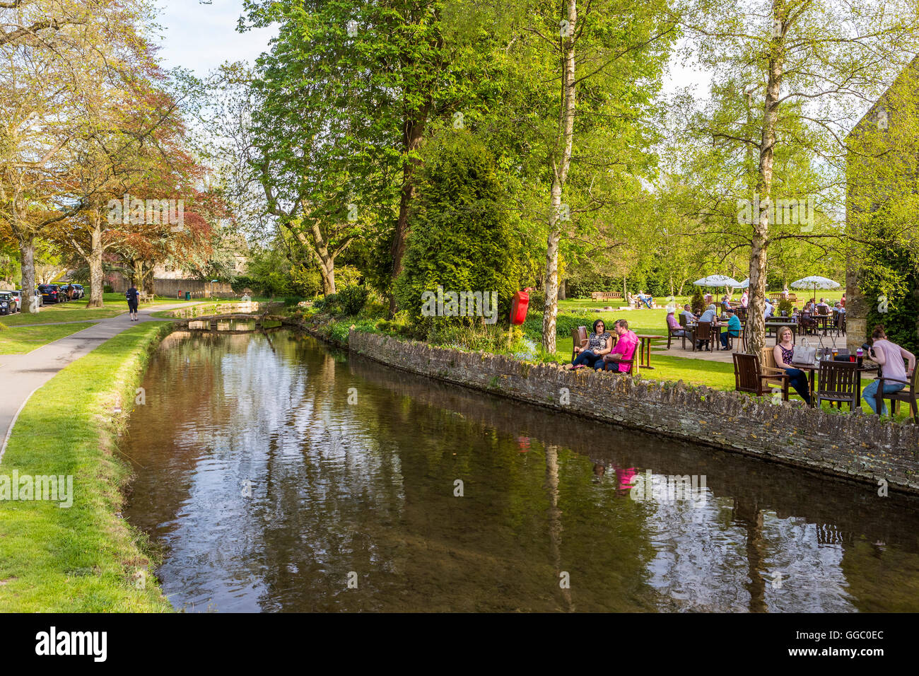 Cotswolds village of Lower Slaughter, Gloucestershire, England, United ...