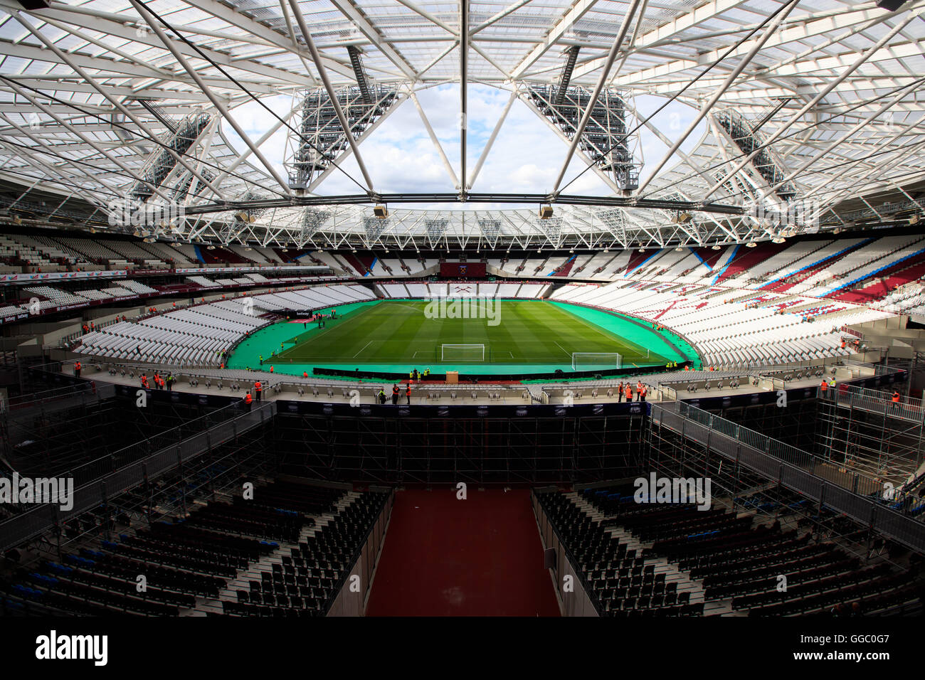 A general view of the London Stadium before the UEFA Europa League ...