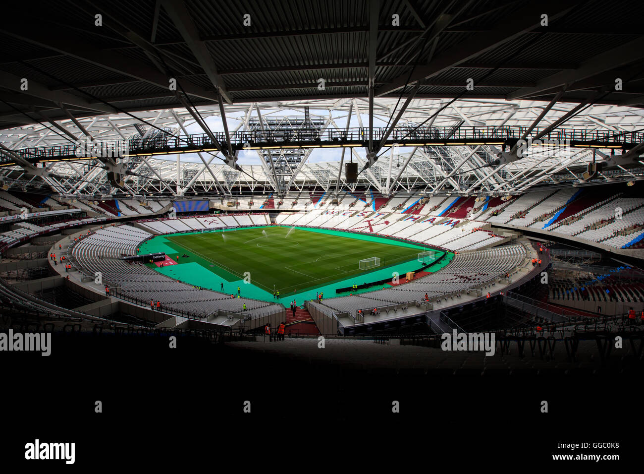 A general view of the London Stadium before the UEFA Europa League ...