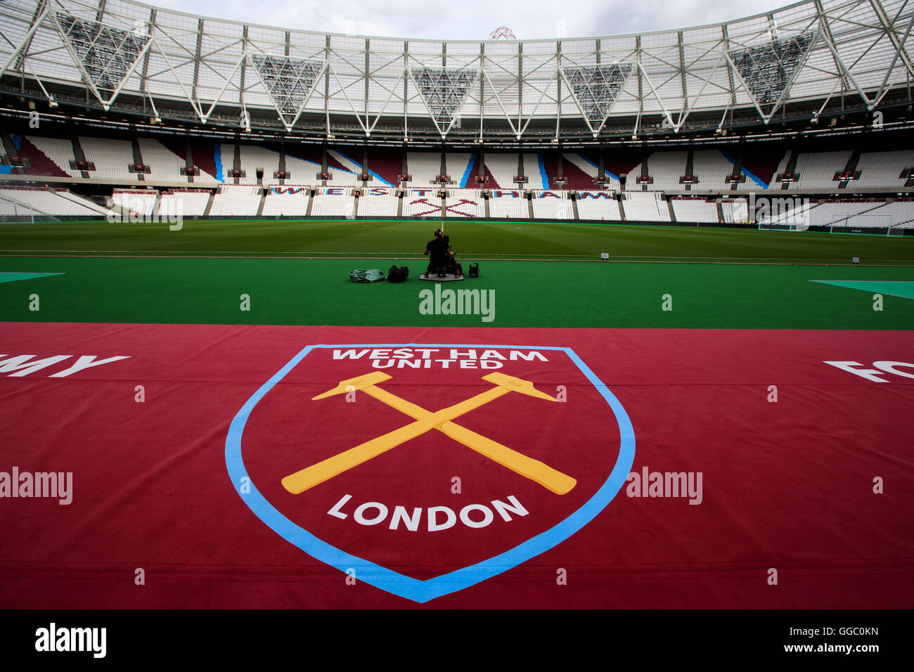 A general view of the London Stadium before the UEFA Europa League ...