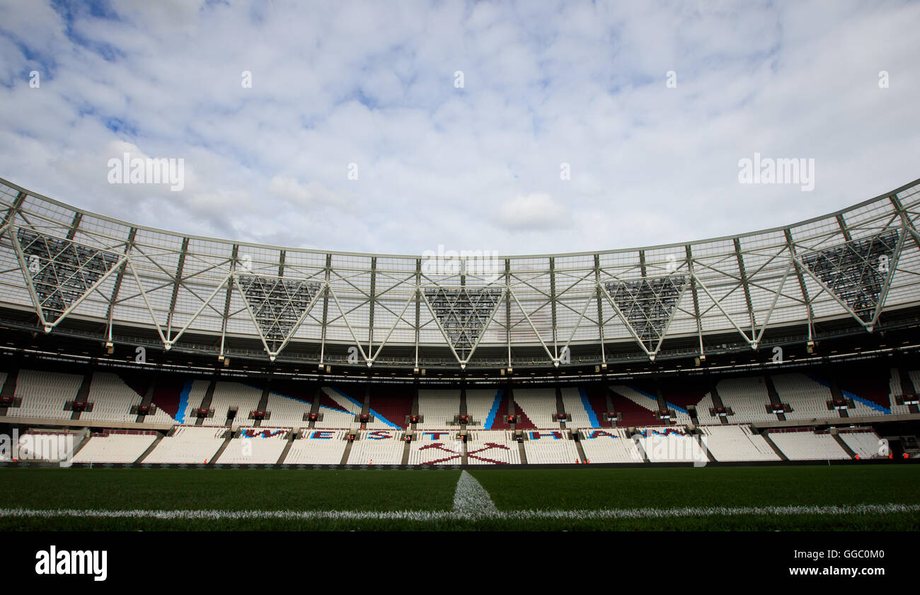 A general view of the London Stadium before the UEFA Europa League ...