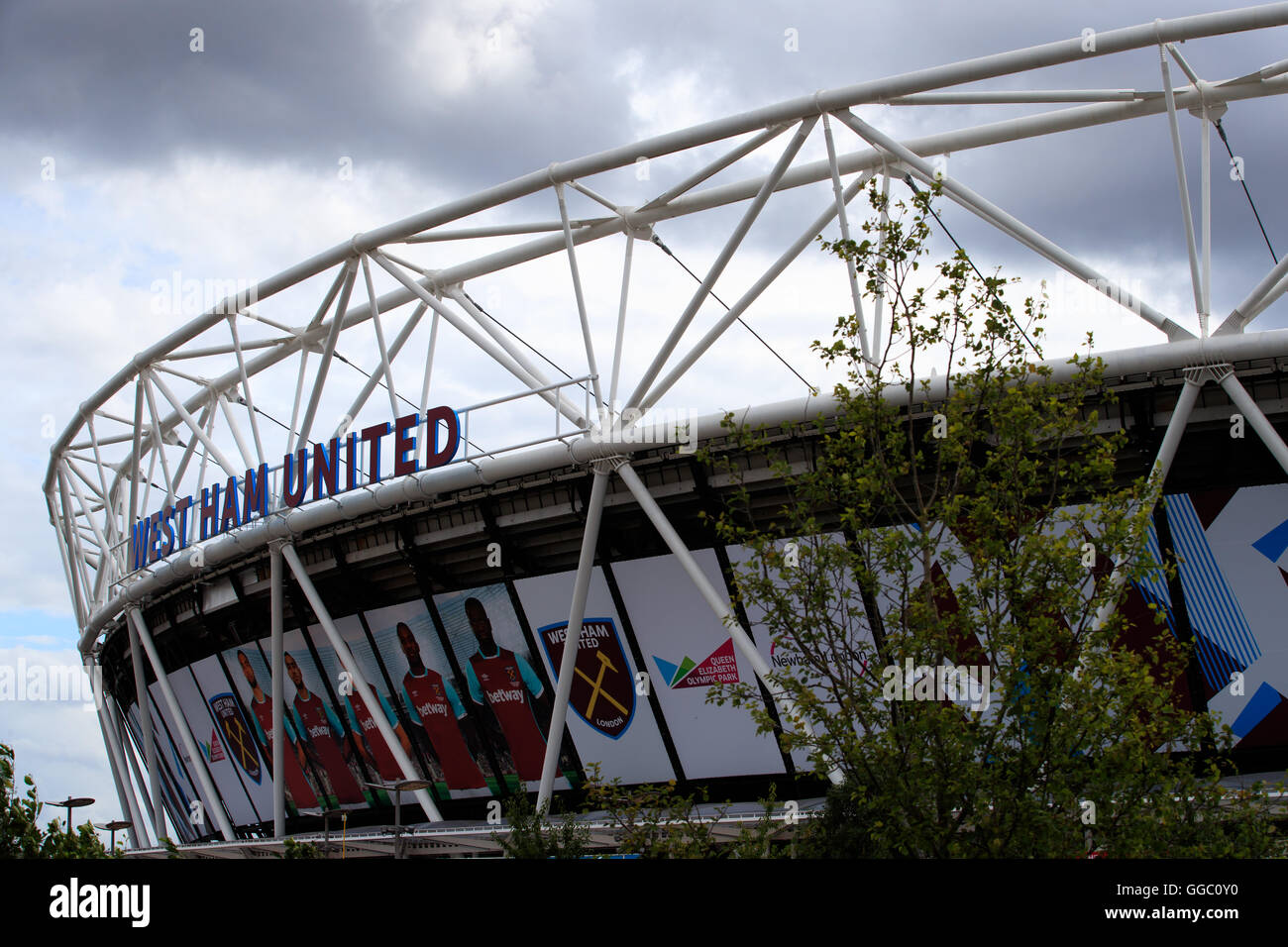 A general view of the London Stadium before the UEFA Europa League ...