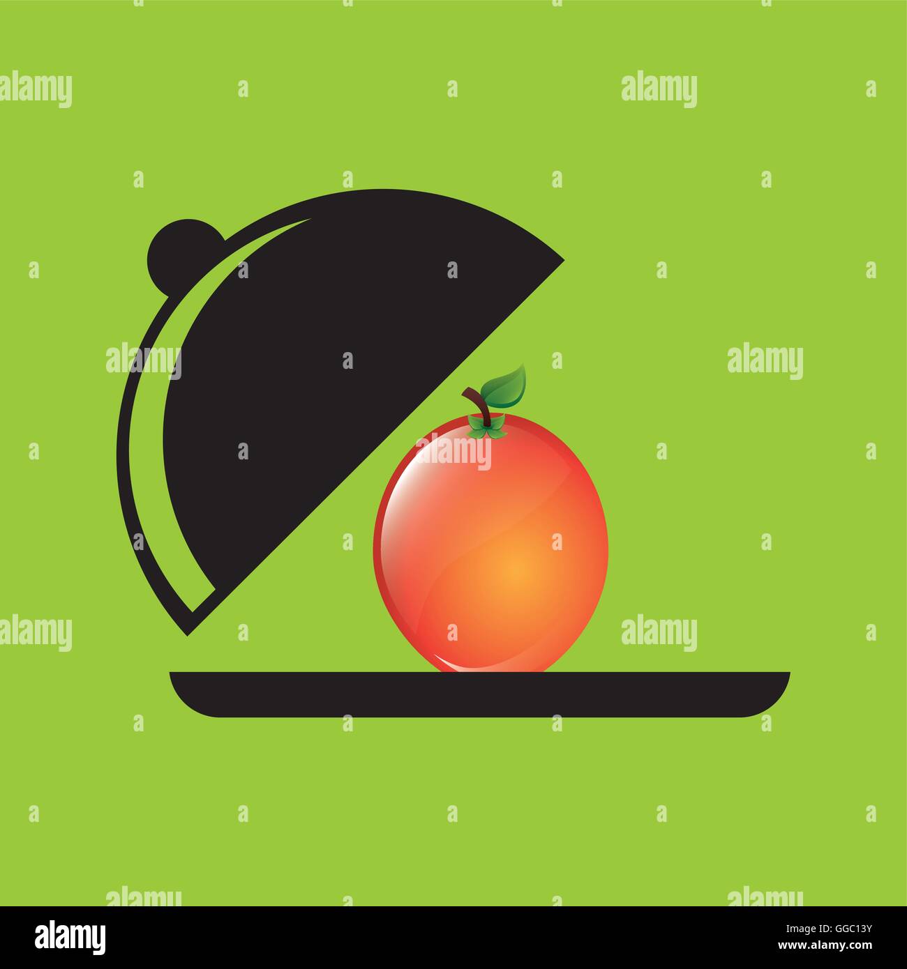 fresh fruit icon Stock Vector Image & Art - Alamy