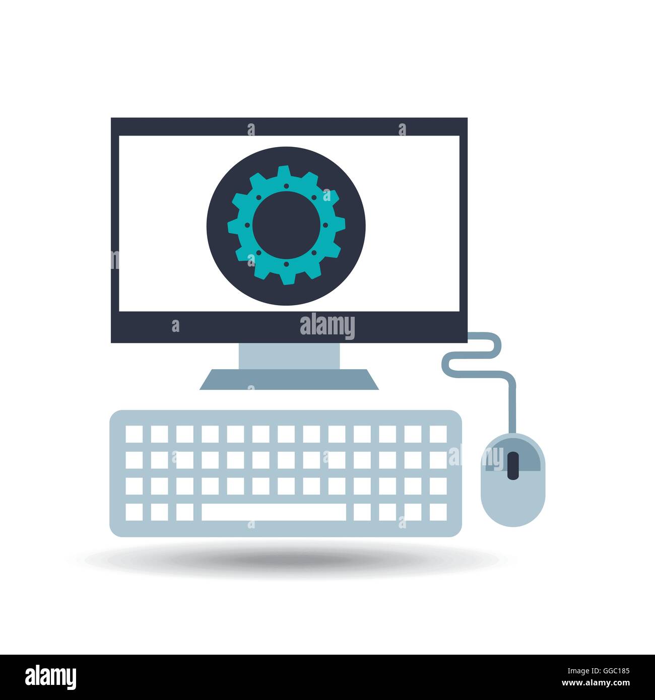 tech computer icon Stock Vector Image & Art - Alamy