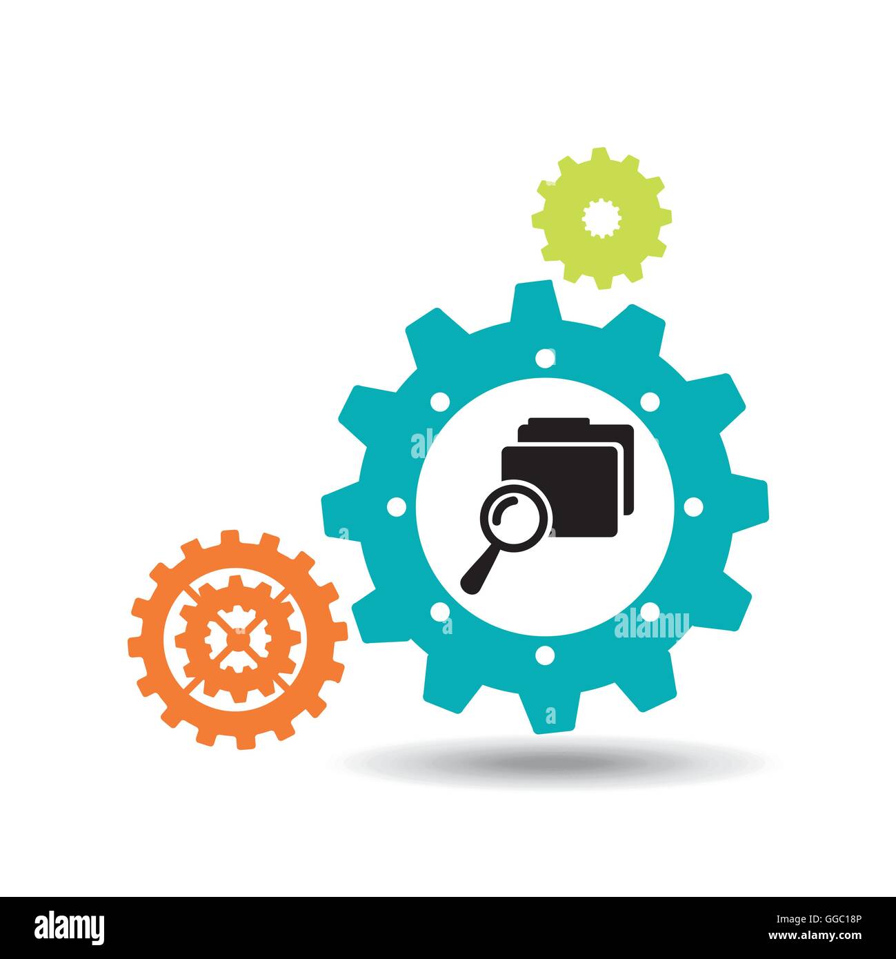gears and technology icon Stock Vector Image & Art - Alamy