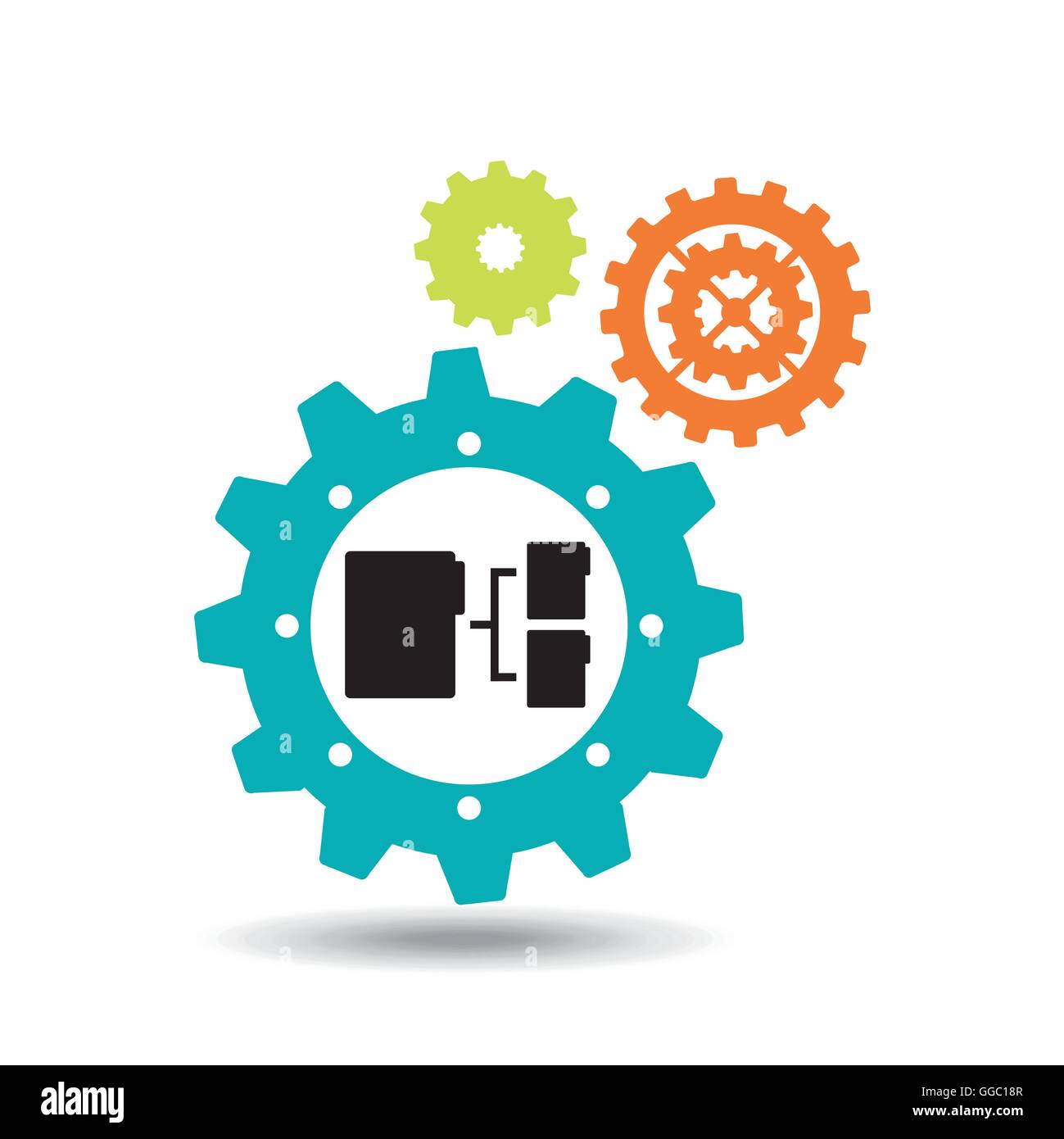 gears and technology icon Stock Vector Image & Art - Alamy