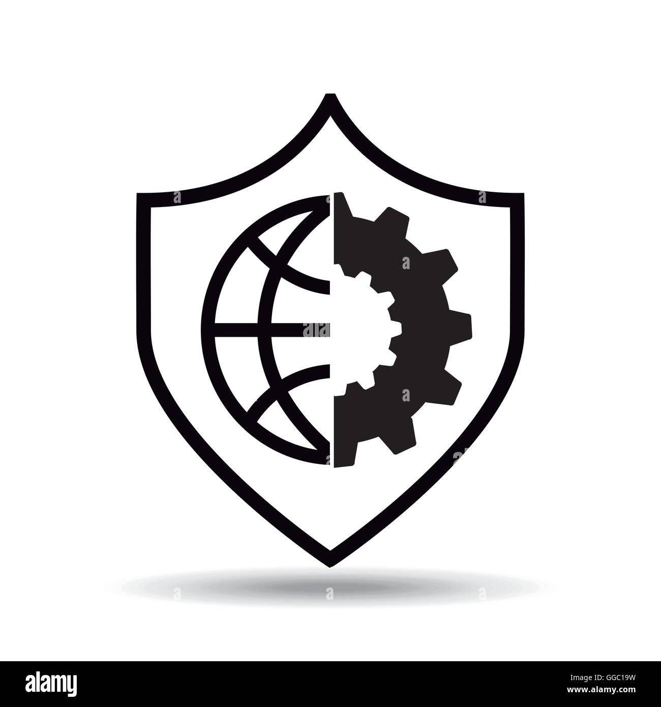 security protection icon Stock Vector Image & Art - Alamy