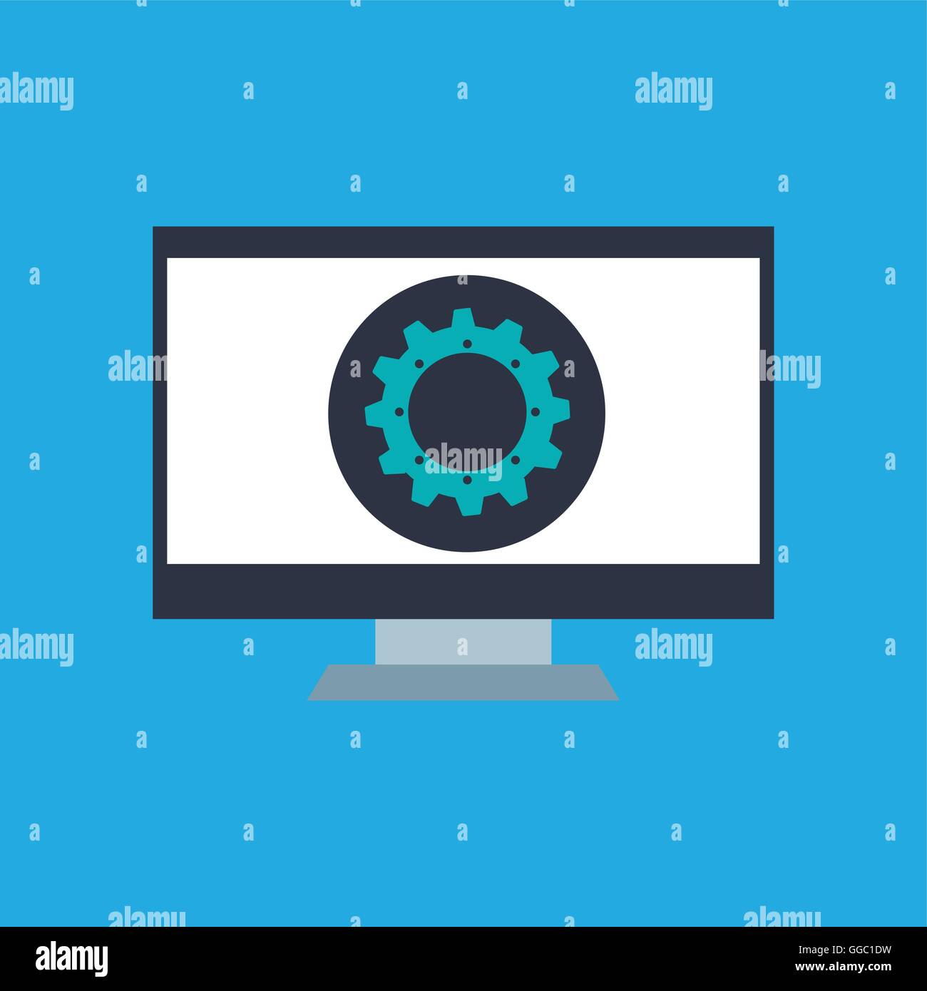 tech computer icon Stock Vector Image & Art - Alamy