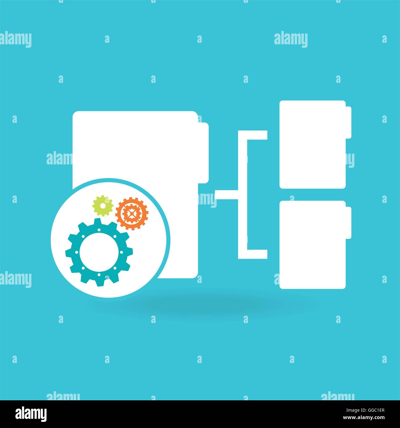 gears and technology icon Stock Vector Image & Art - Alamy