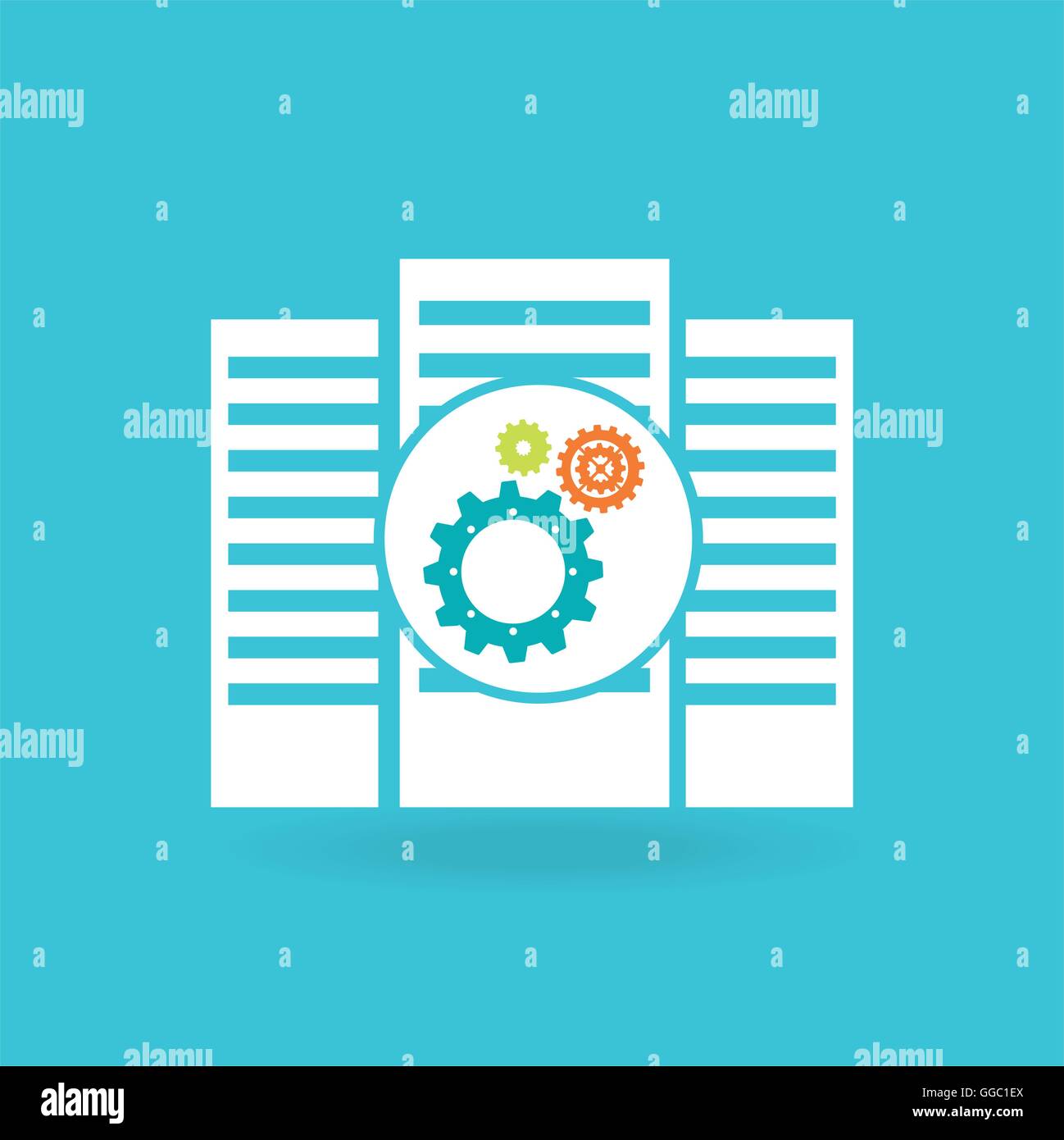 gears and technology icon Stock Vector Image & Art - Alamy