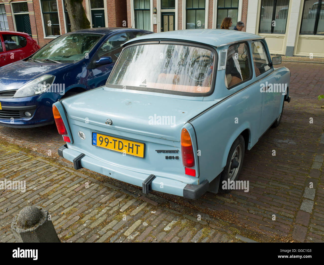 Blue Trabant 601 Car Stock Photo - Alamy