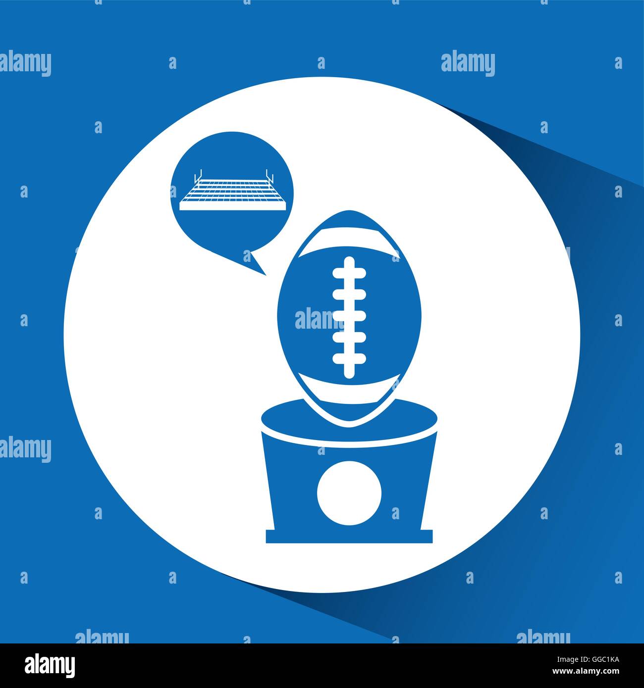 american football icon Stock Vector Image & Art - Alamy