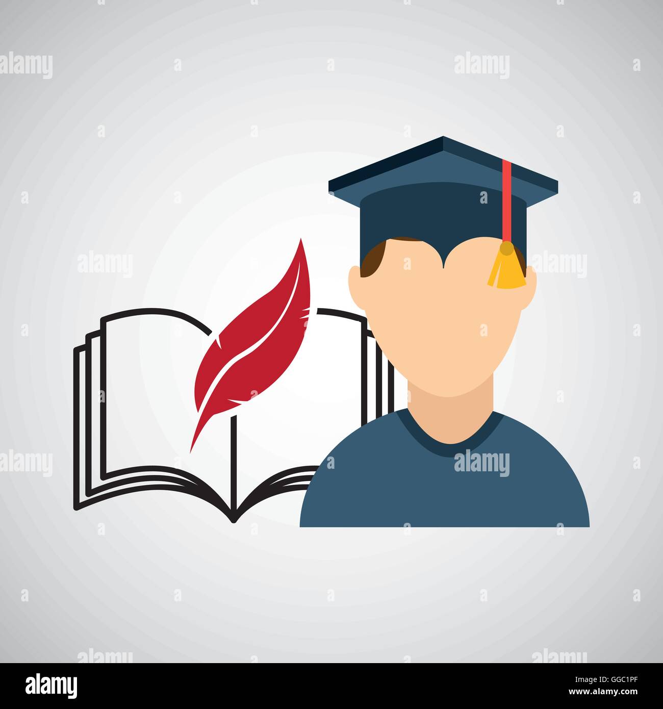 university grad icon Stock Vector Image & Art - Alamy