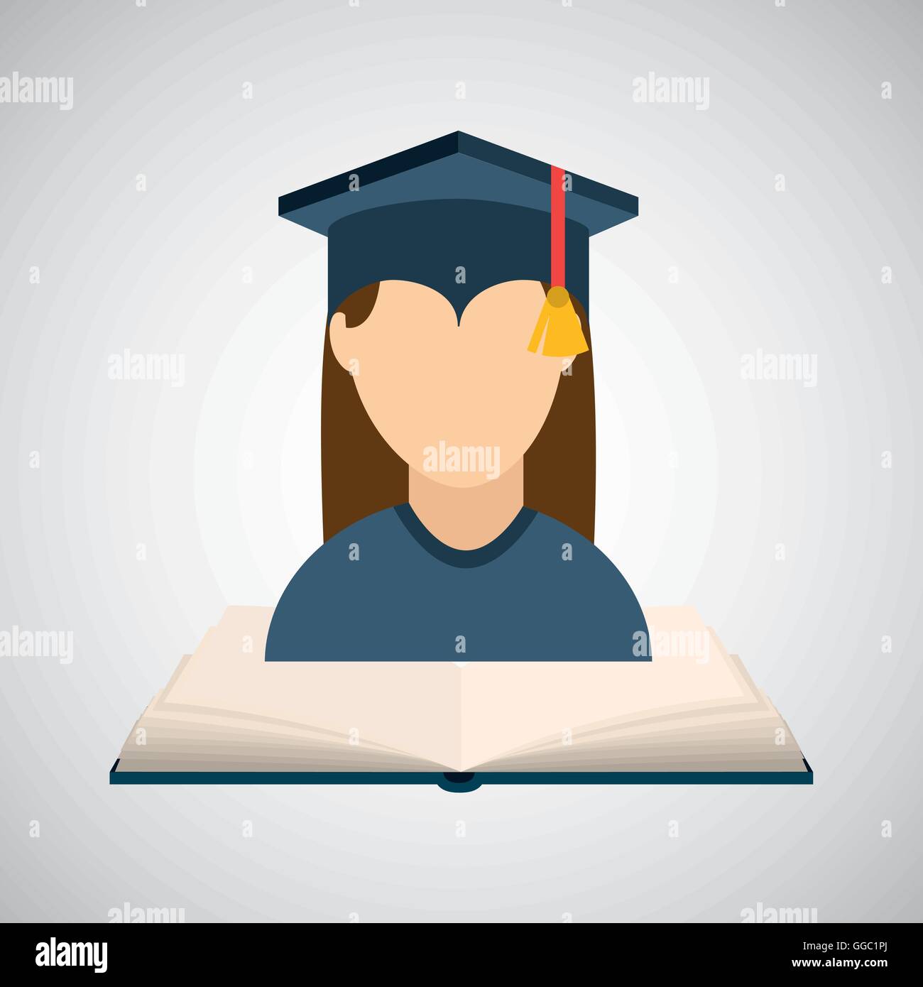 university grad icon Stock Vector Image & Art - Alamy