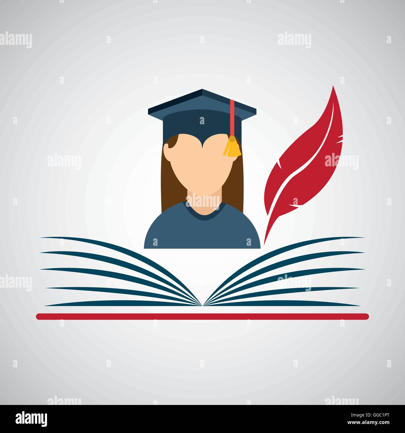 university grad icon Stock Vector Image & Art - Alamy