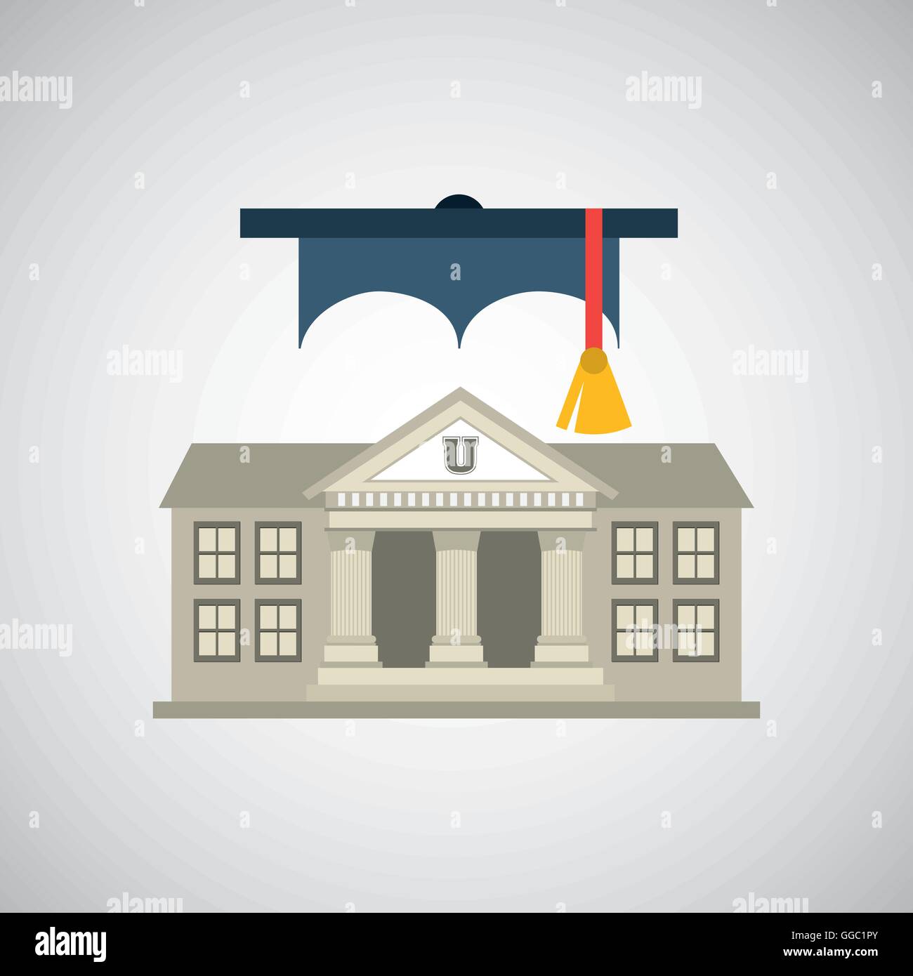 university grad icon Stock Vector Image & Art - Alamy