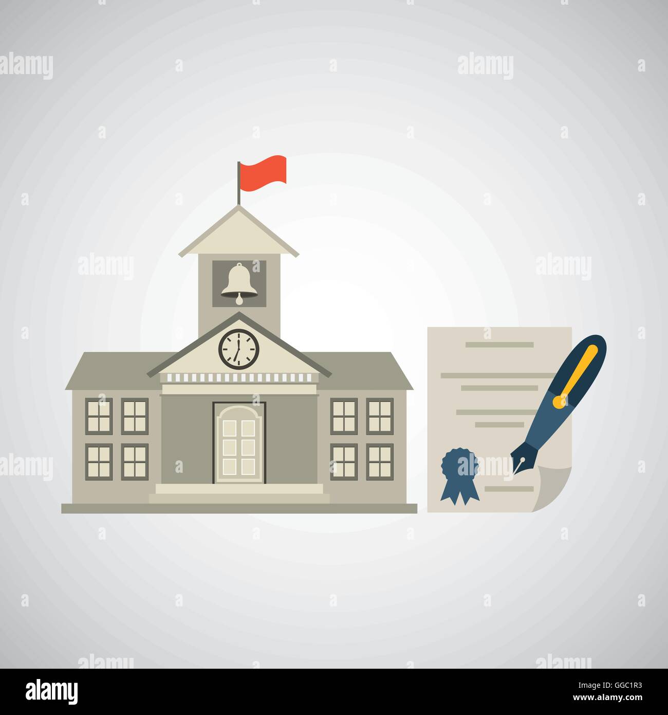 university grad icon Stock Vector Image & Art - Alamy