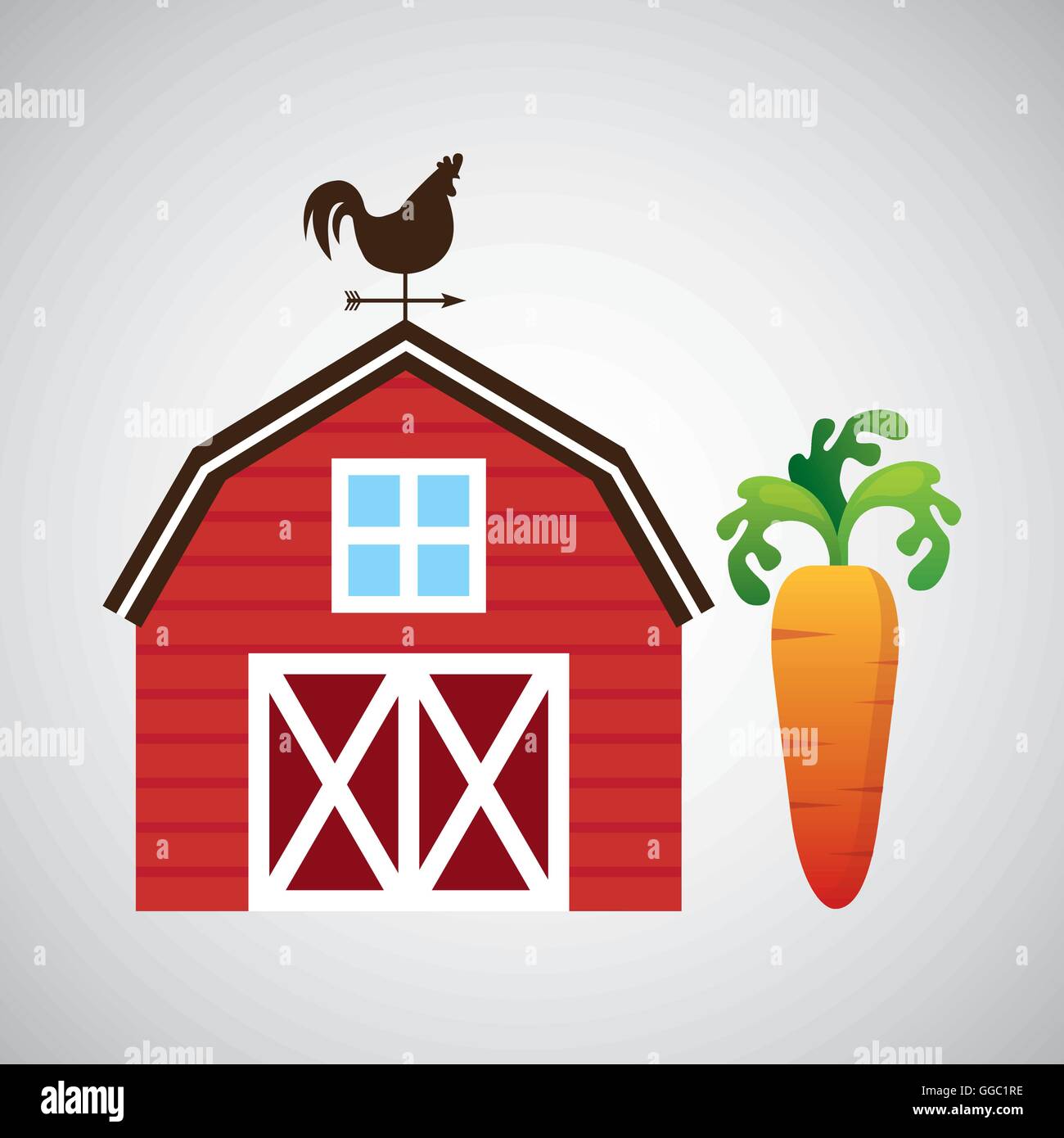 farm and carrot icon Stock Vector Image & Art - Alamy