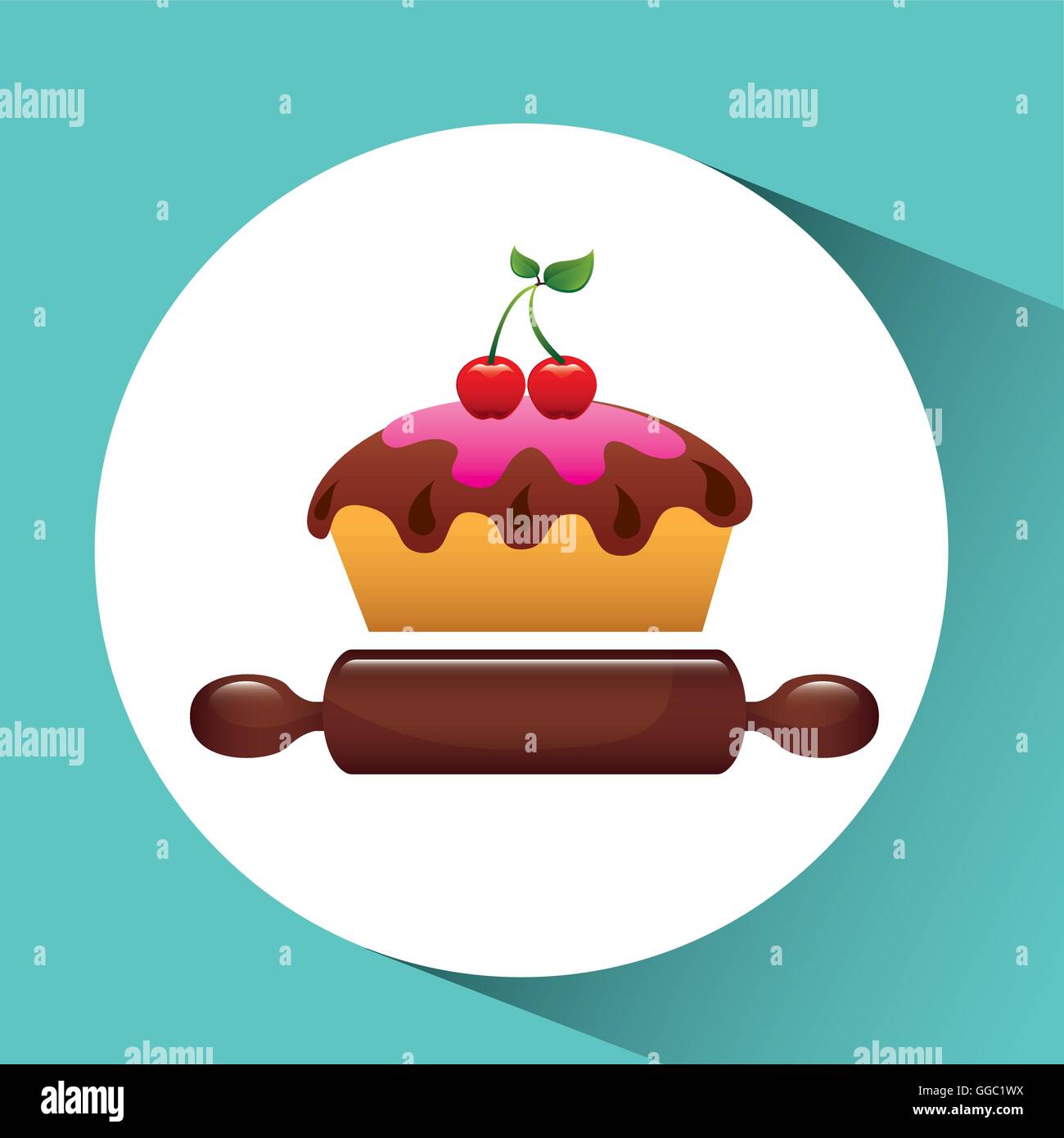 bakery food icon Stock Vector Image & Art - Alamy