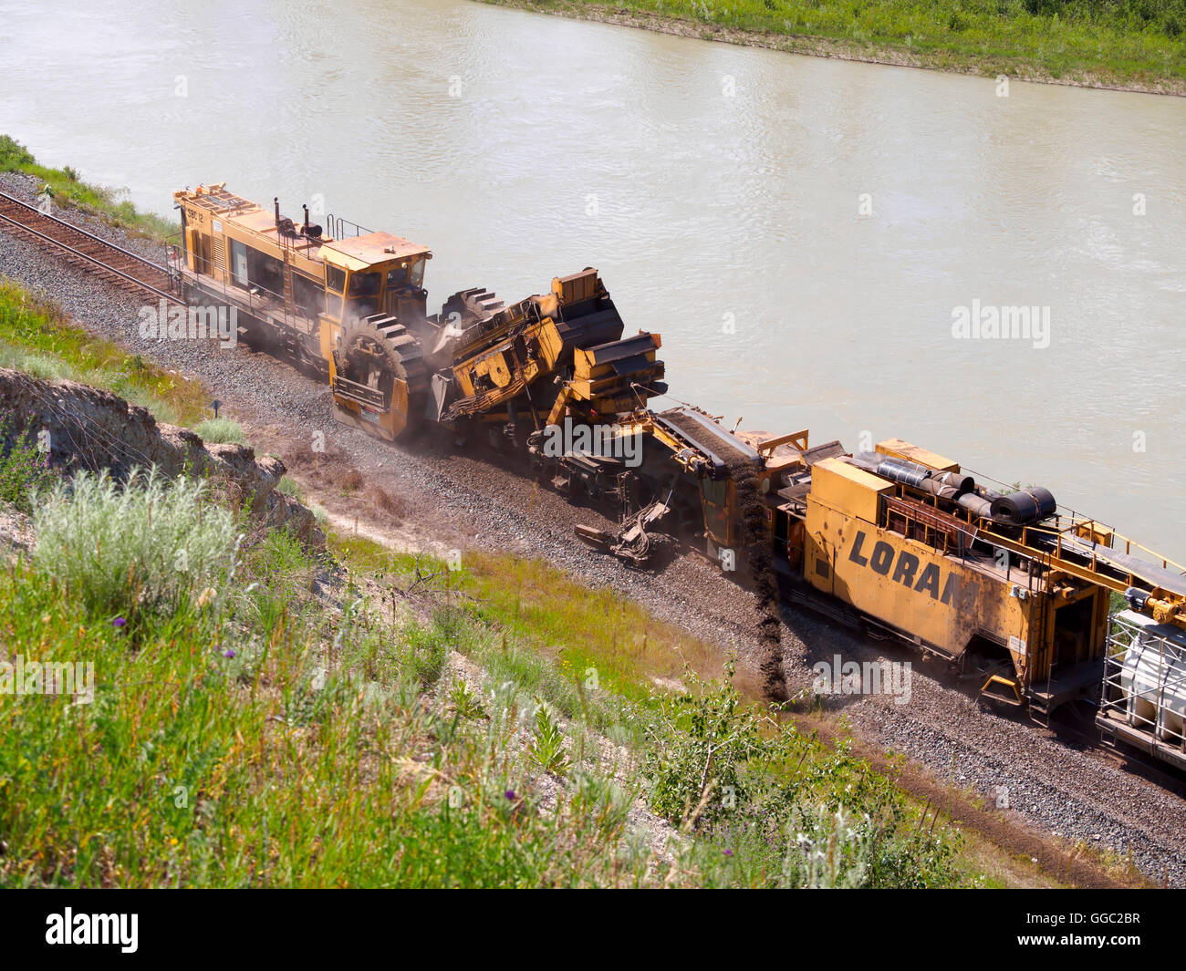 Railroad track maintenance hi-res stock photography and images - Alamy