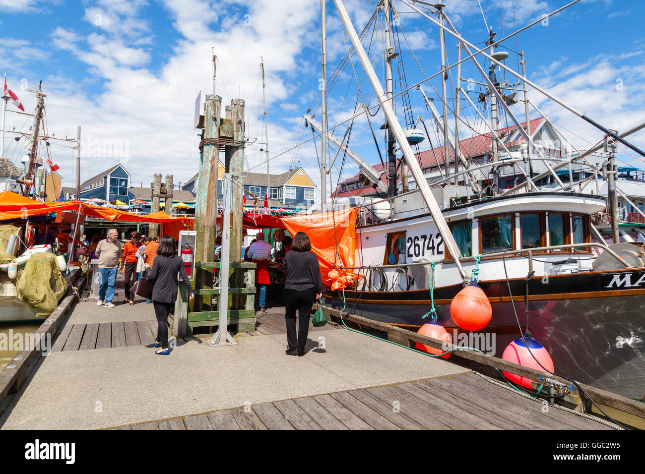 Steveston village vancouver hi-res stock photography and images - Alamy