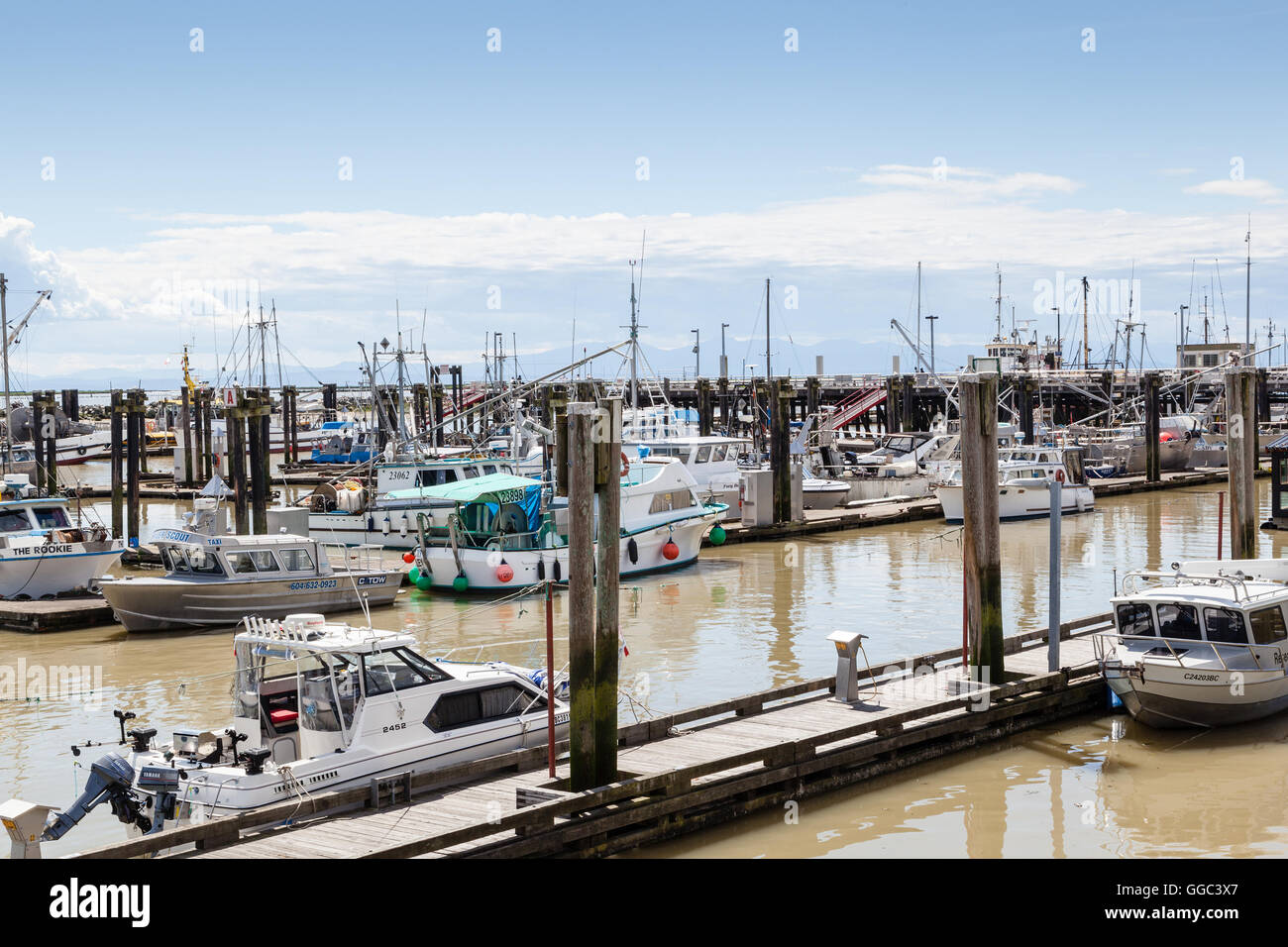 Village of Steveston Fisherman's Wharf in Richmond, BC Stock Photo - Alamy