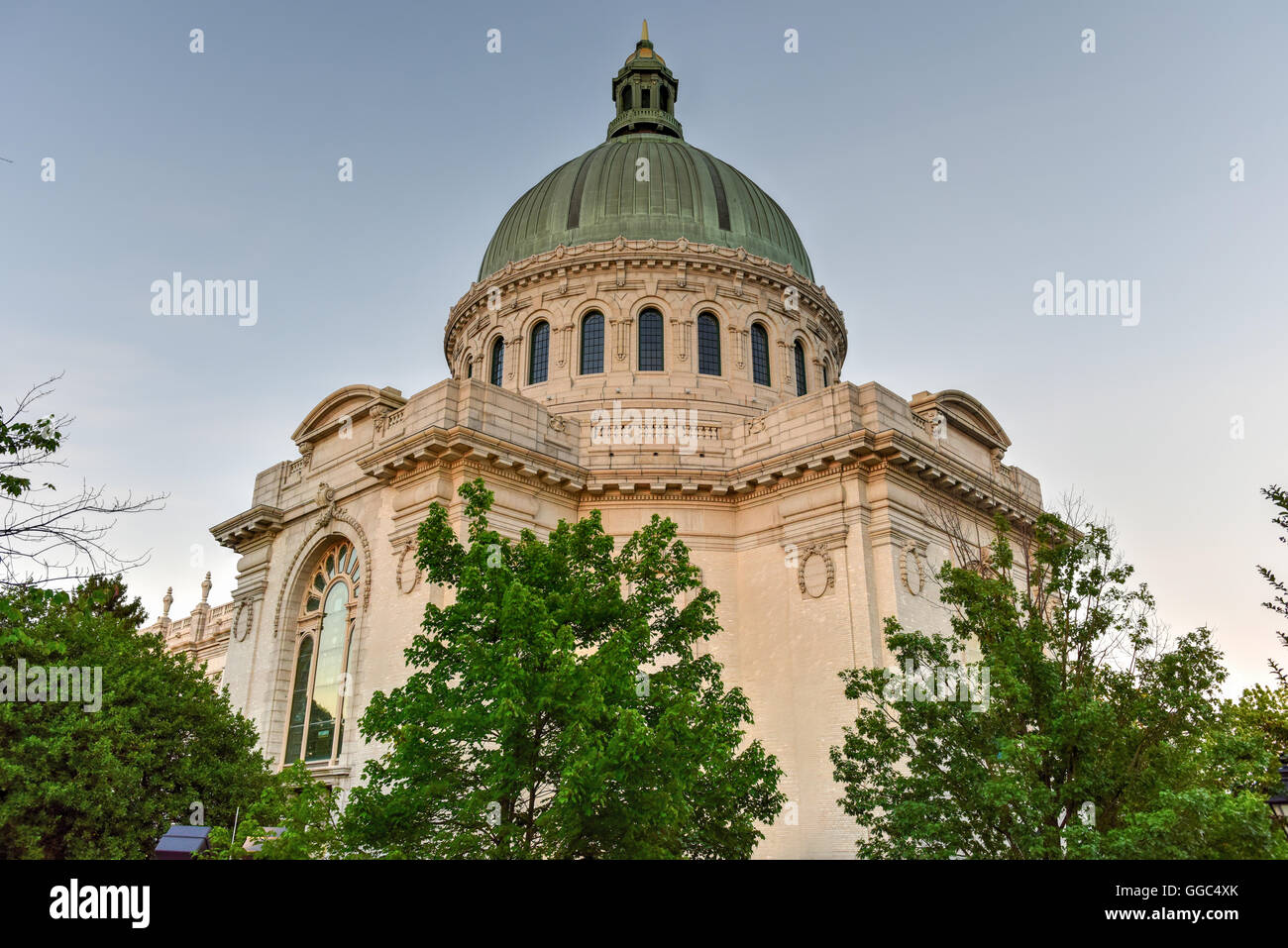 United States Naval Academy Chapel in Annapolis, Maryland Stock Photo ...