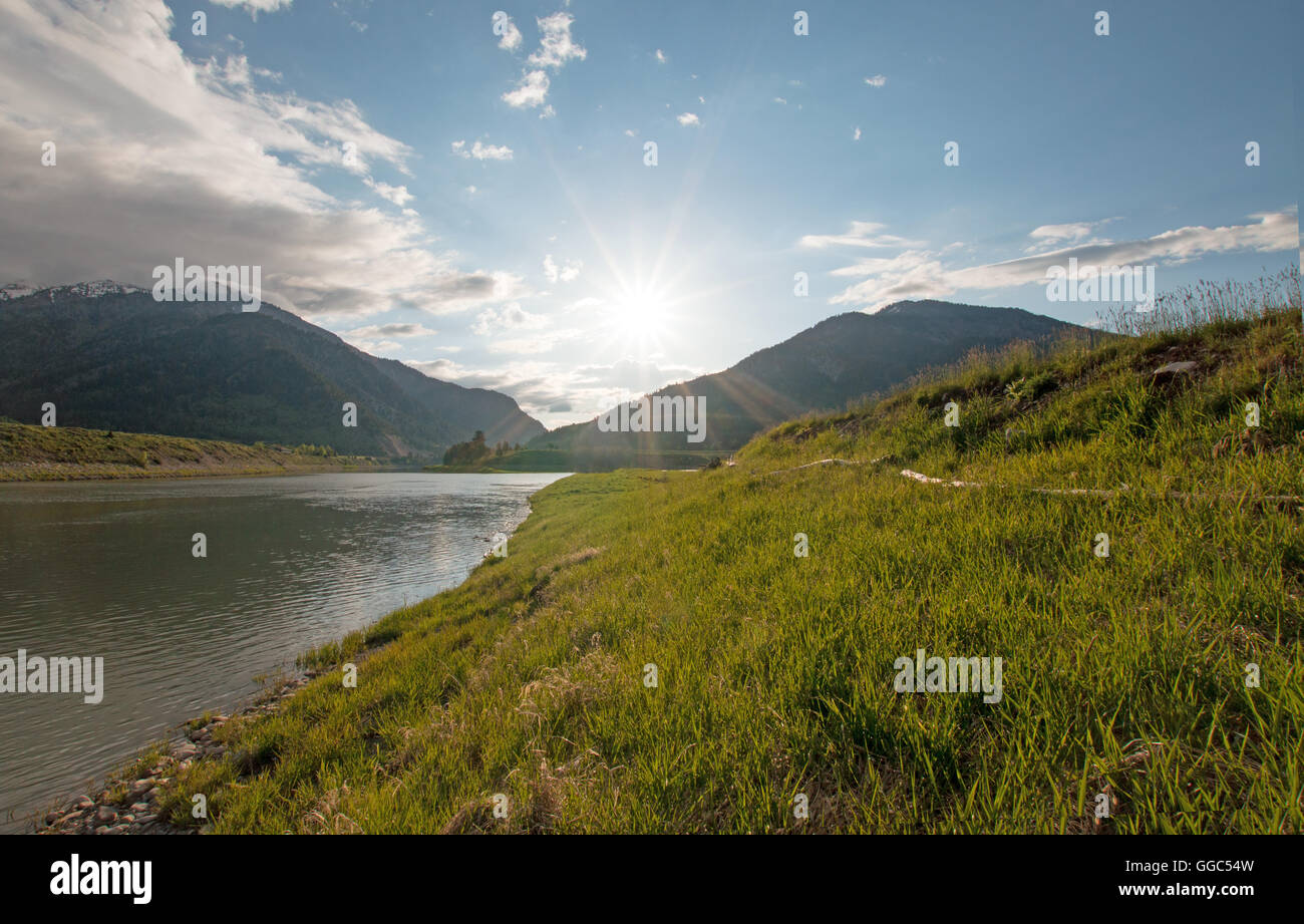 Grassy bank under hi-res stock photography and images - Alamy
