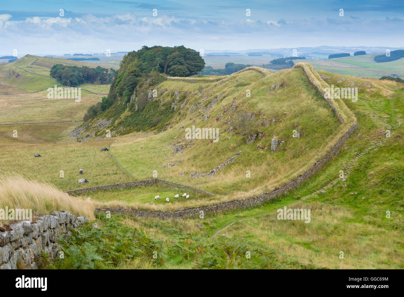 geography / travel, Great Britain, England, Northumberland, Hadrian's ...