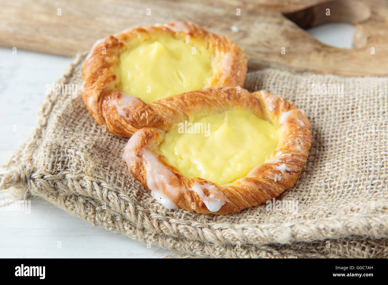 Huit, a typical french pastry in the number eight shape Stock Photo - Alamy