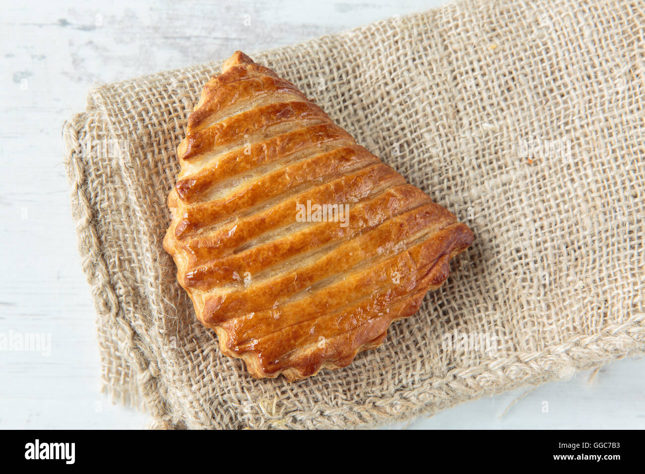 Delicious typical french apple pastry for a sweet breakfast Stock Photo ...