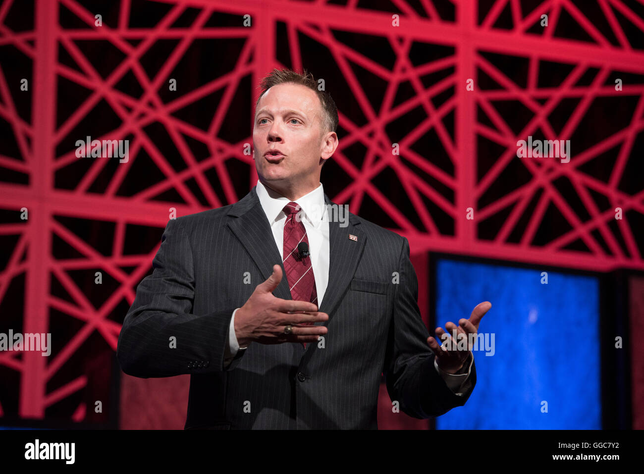 Texas Railroad Commissioner Ryan Sitton at the Republican Party of ...