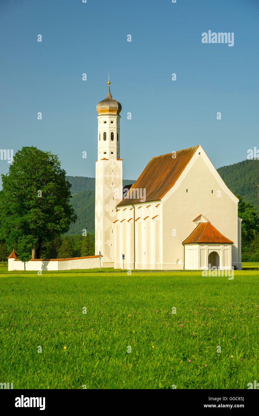 geography / travel, Germany, Bavaria, baroque church St. Coloman ...