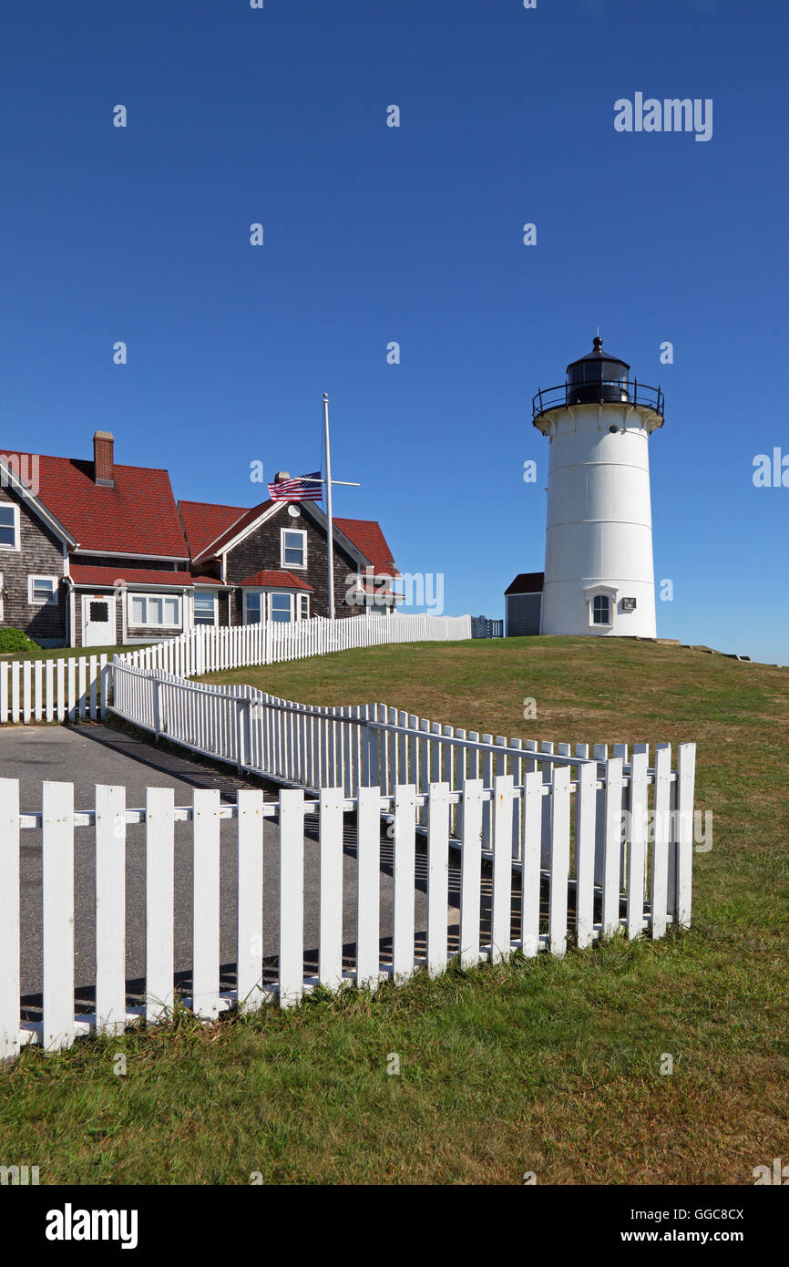 geography / travel, USA, Massachusetts, Woods hole on cape Cod, Nobska ...