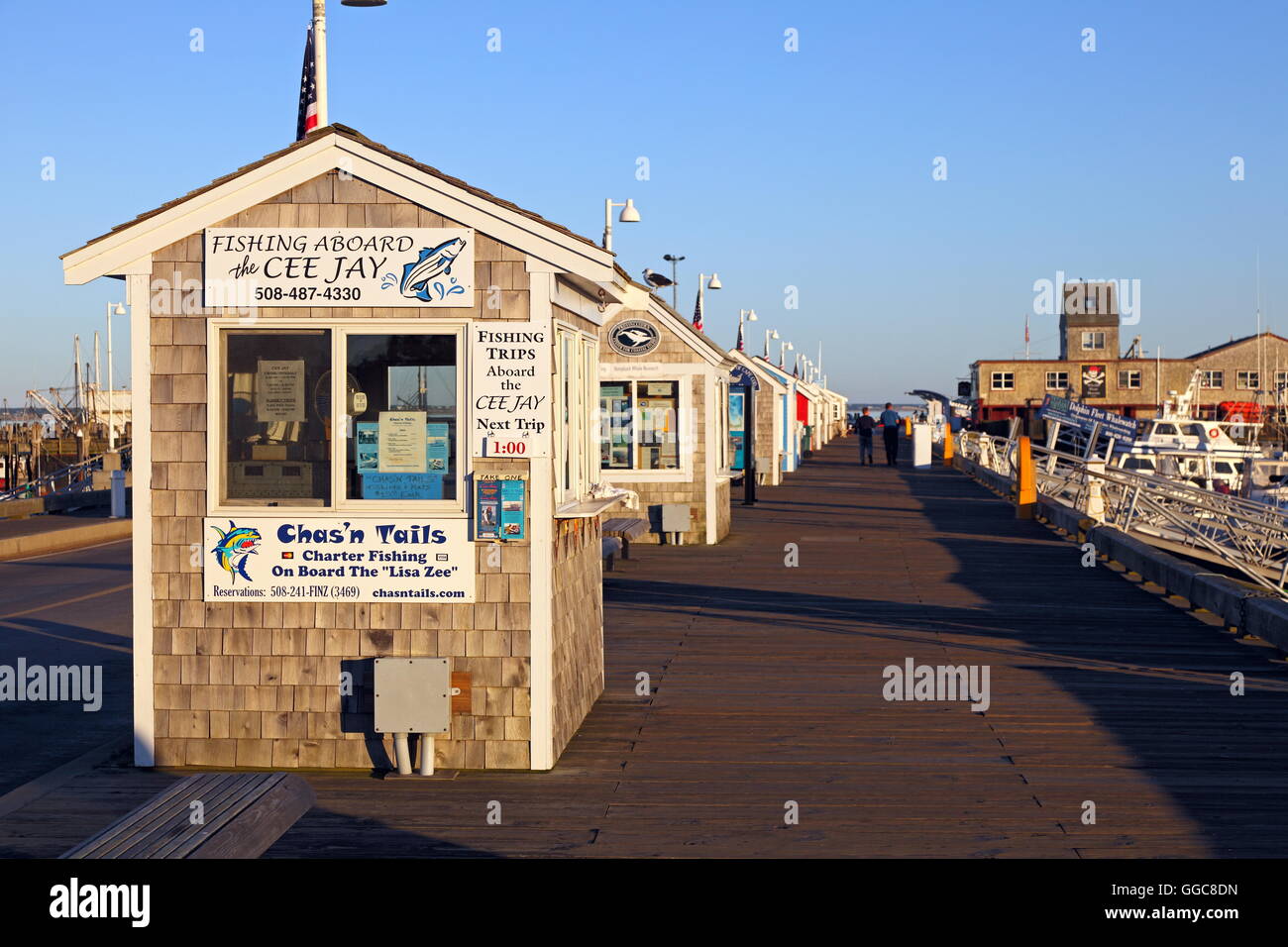 geography / travel, USA, Massachusetts, Provincetown, pier with Fishing ...