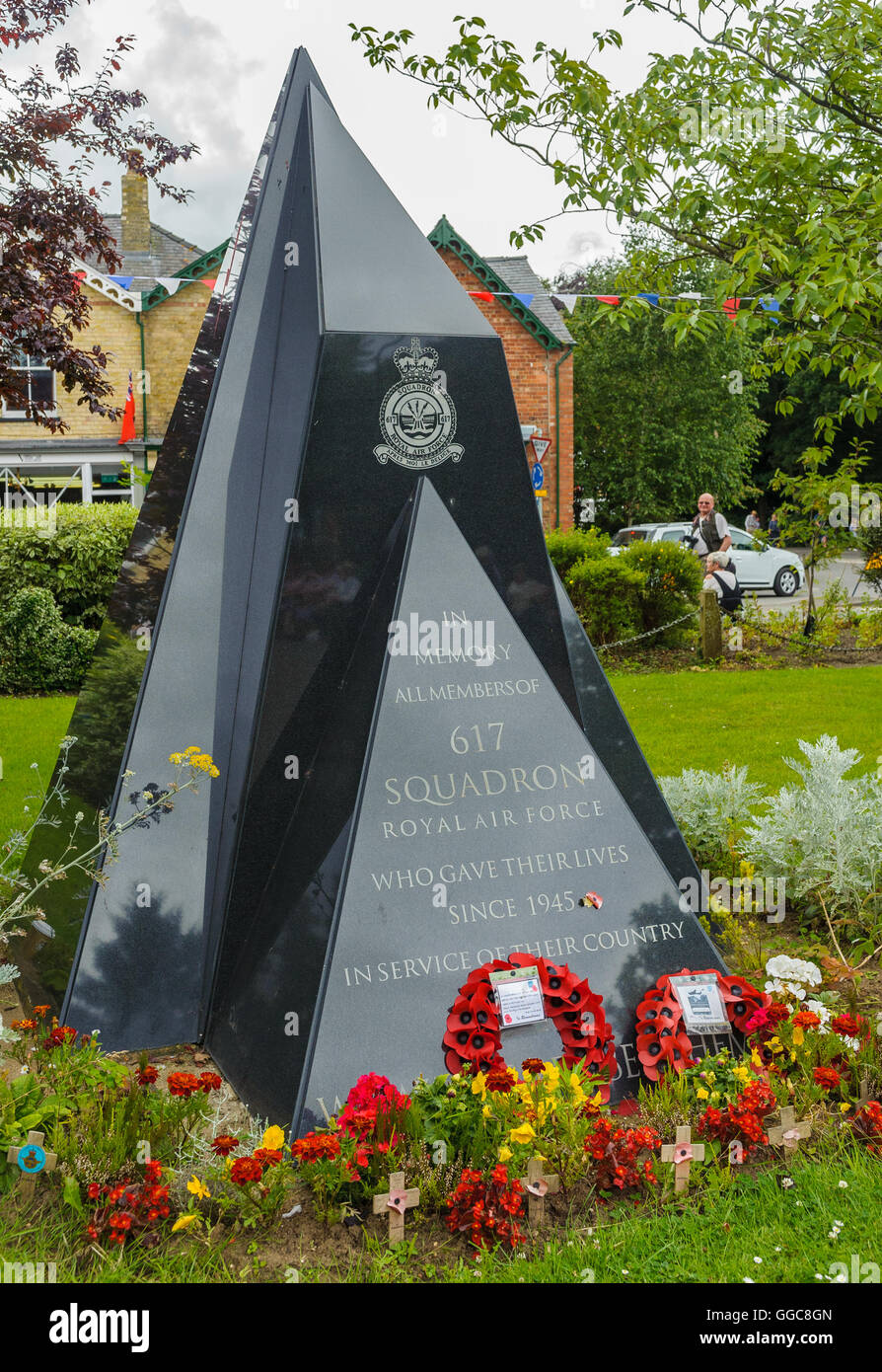 Woodhall Spa, Lincolnshire, UK - The Dam Busters Memorial and 617 ...