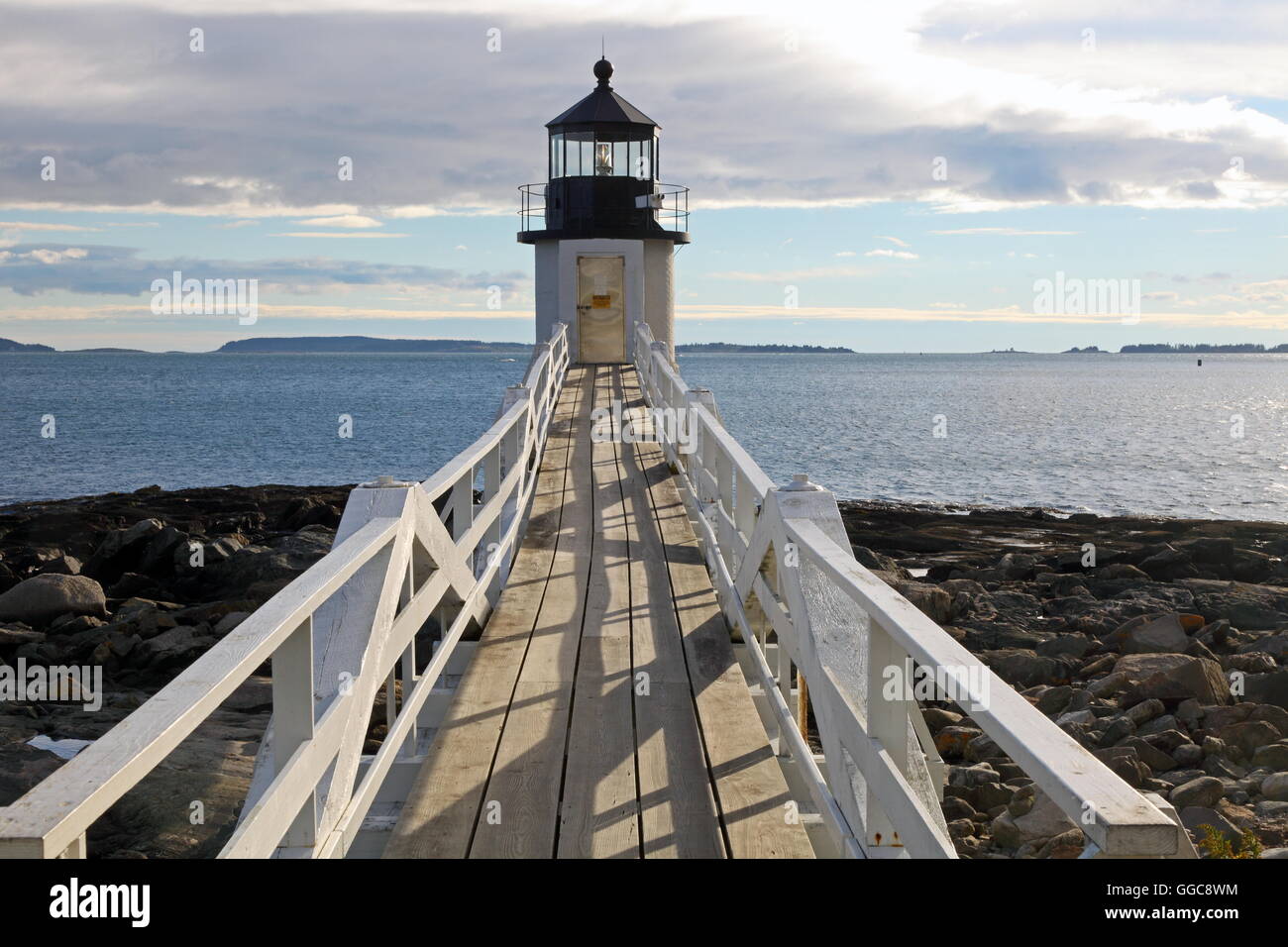 geography / travel, USA, Maine, Harbour Clyde, Marshall Point Light ...
