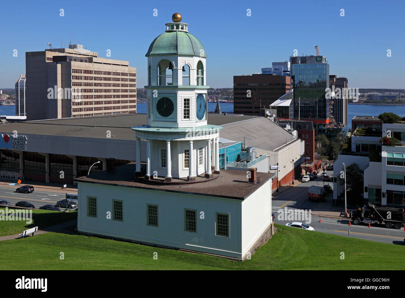 geography / travel, Canada, Nova Scotia, Halifax, Clock Tower on the ...